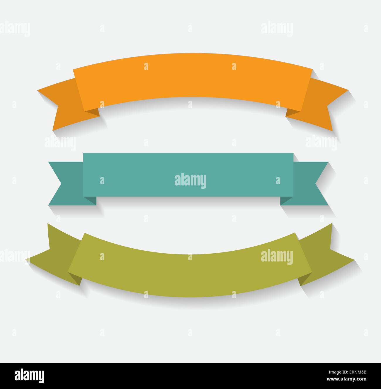 Set of Retro Ribbon Vector Illustration Stock Vector Image & Art - Alamy