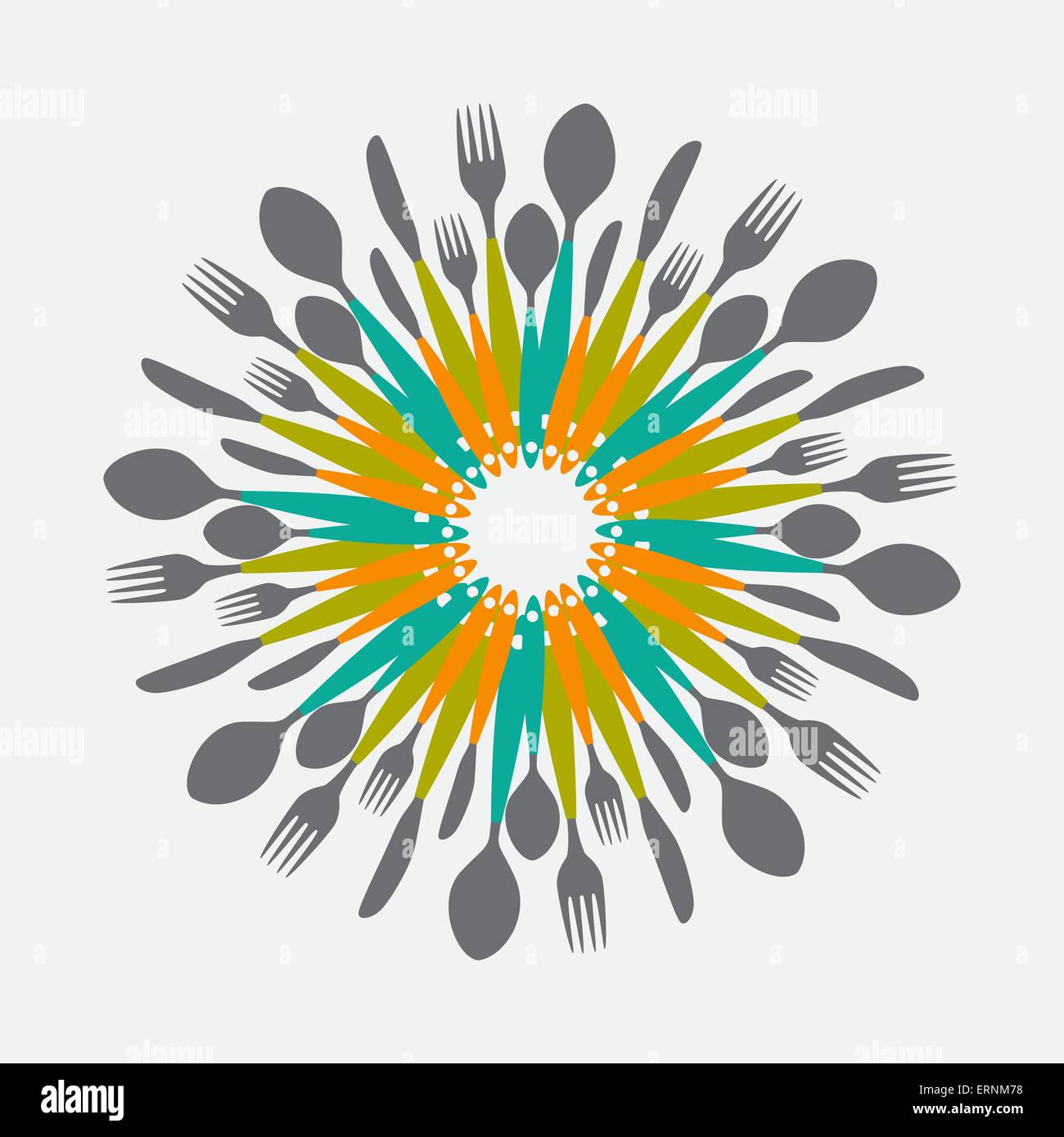 Restaurant Menu Background Template Vector Illustration Stock Vector ...