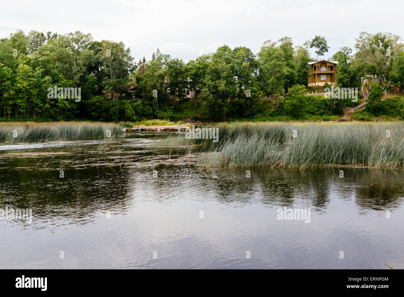Venta waterfall, Venta river, Kuldiga. Latvia Stock Photo - Alamy