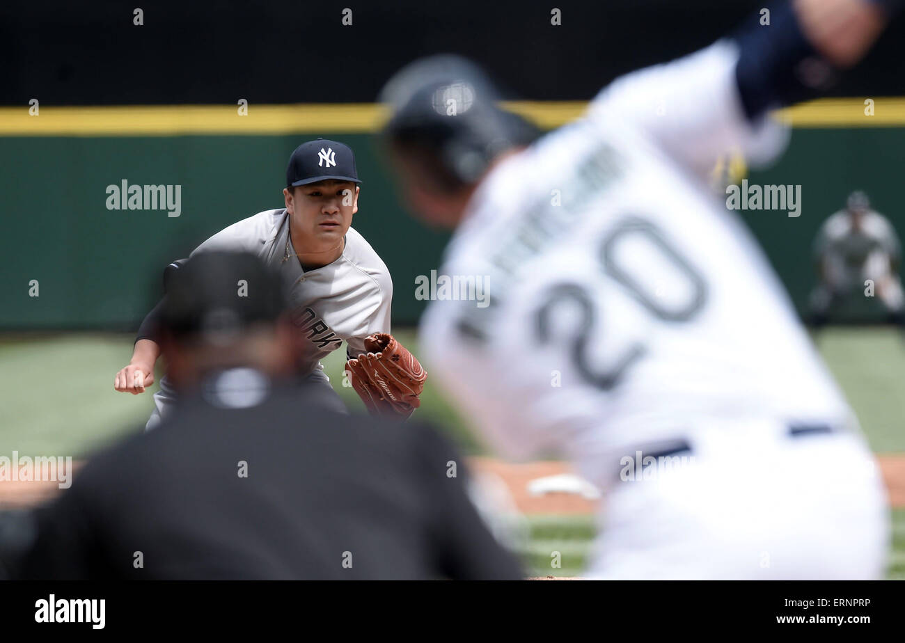 Seattle, USA. 3rd June, 2015. Masahiro Tanaka (Yankees) MLB : New York ...