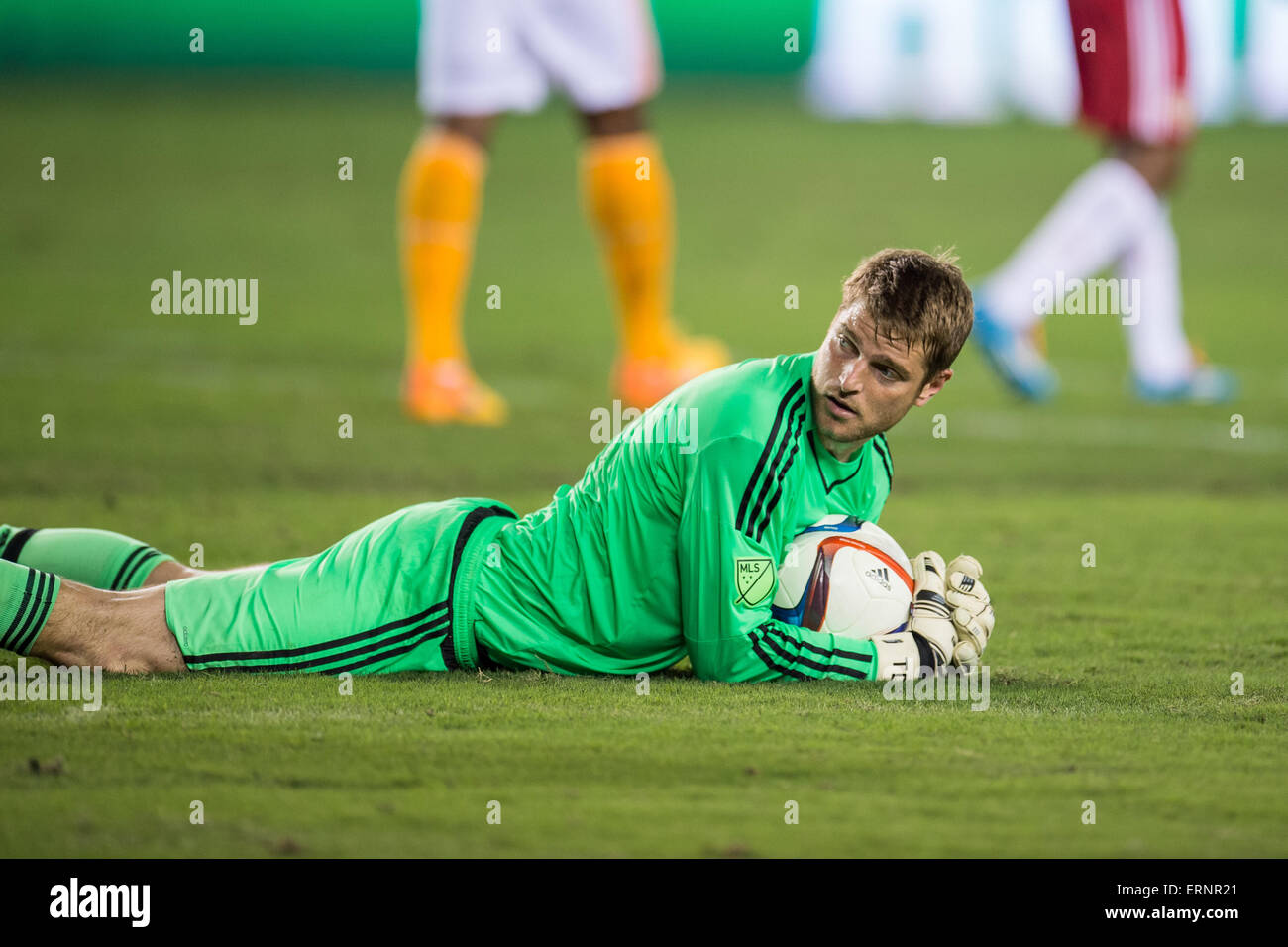 Houston, Texas, USA. 5th June, 2015. Houston Dynamo goalkeeper Tyler ...