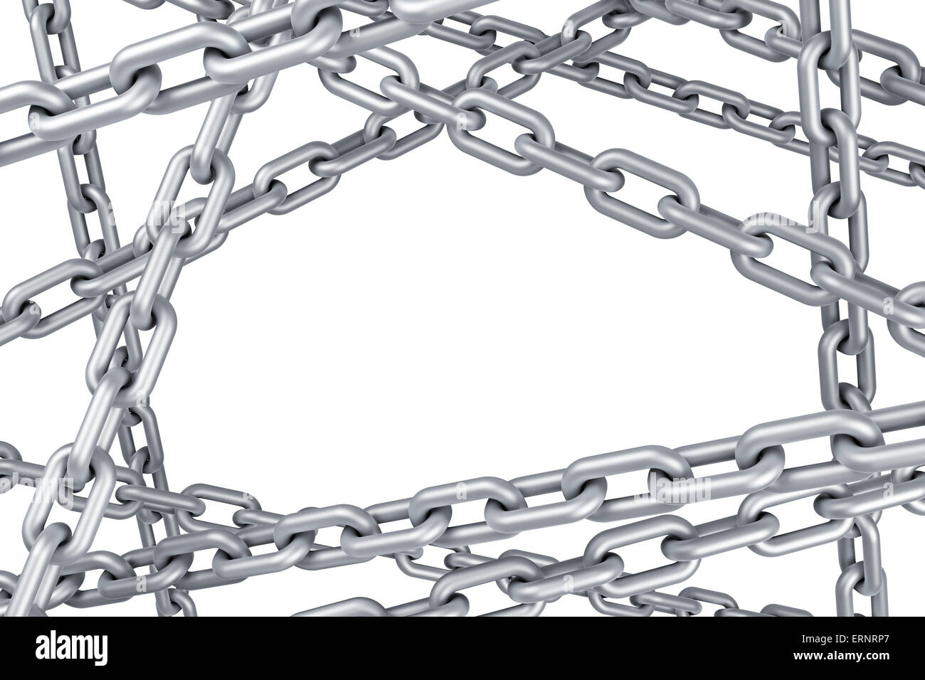 Steel chain background Stock Photo - Alamy