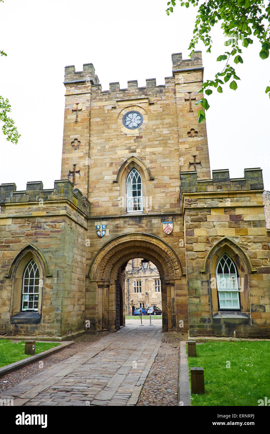 Entrance To Durham Castle Palace Green Durham UK Stock Photo - Alamy