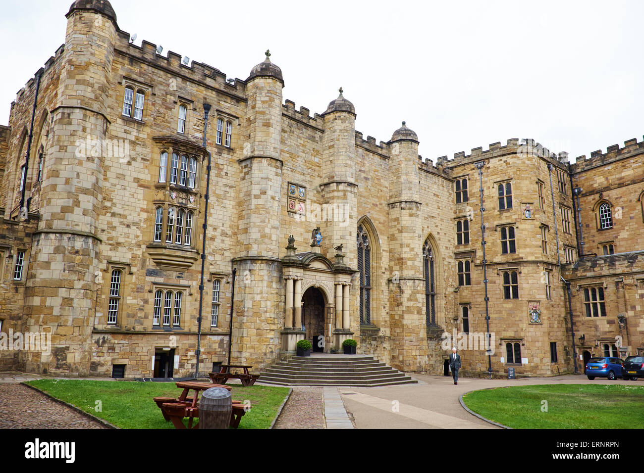 Durham Castle Palace Green Durham UK Stock Photo - Alamy