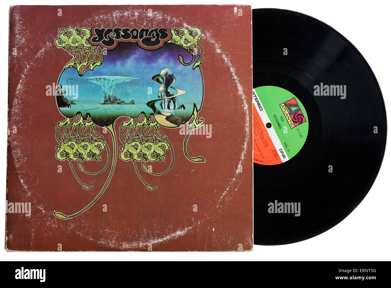 Triple live album Yessongs by Yes Stock Photo - Alamy