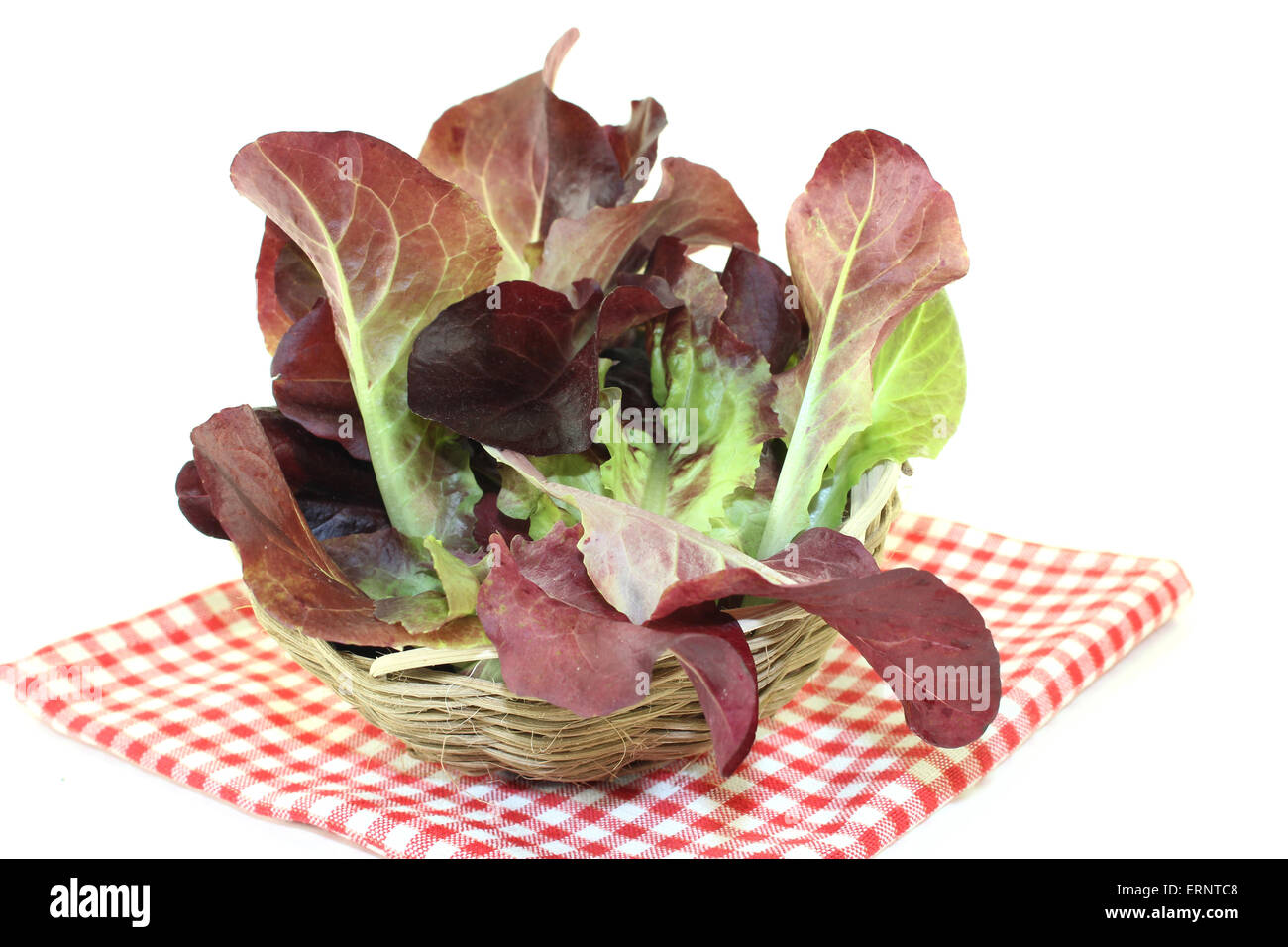 fresh red salad on a bright background Stock Photo - Alamy