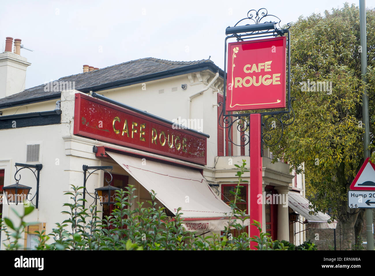 Cafe Rouge chain of restaurants and cafes, here in Esher,Surrey,England ...