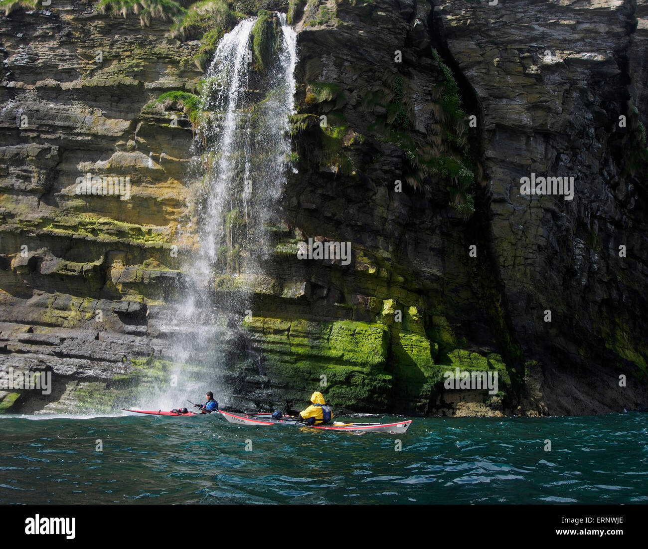 Beneath waterfall hi-res stock photography and images - Alamy