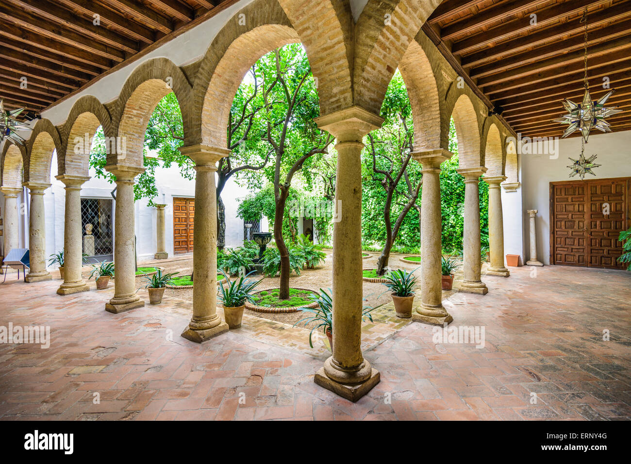 Viana Palace at the courtyard gardens in Cordoba, Spain Stock Photo - Alamy