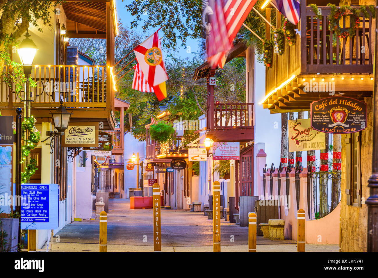 Shops and inns line St. George. Once the main street, it is still ...