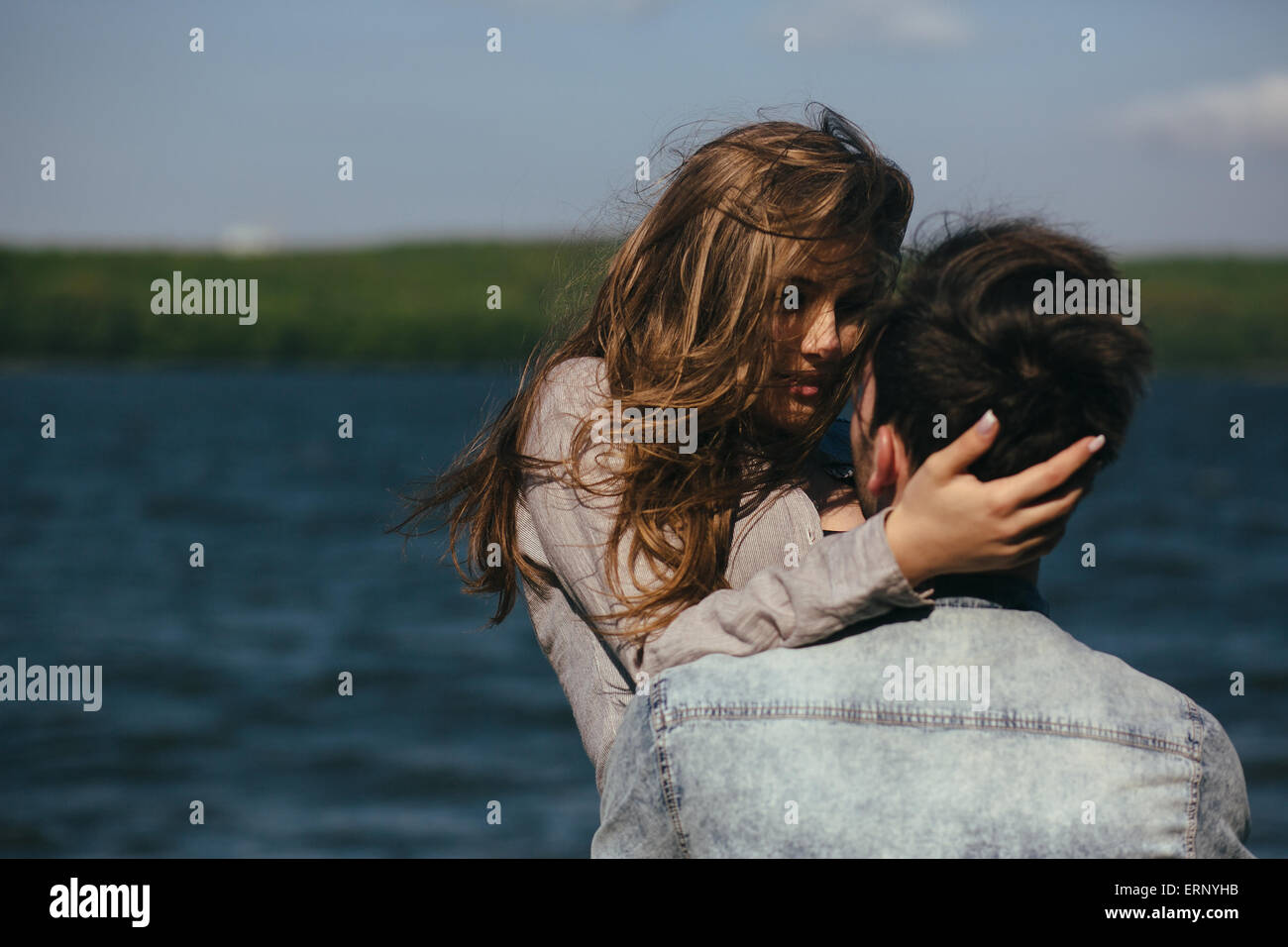 Mature Woman Flirting Beach High Resolution Stock Photography and ...