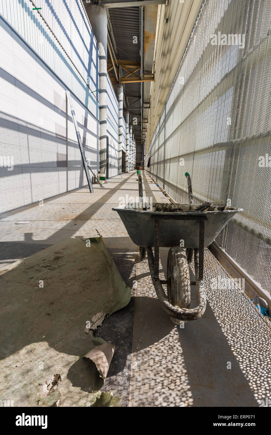 working building trolley on the construction site Stock Photo - Alamy
