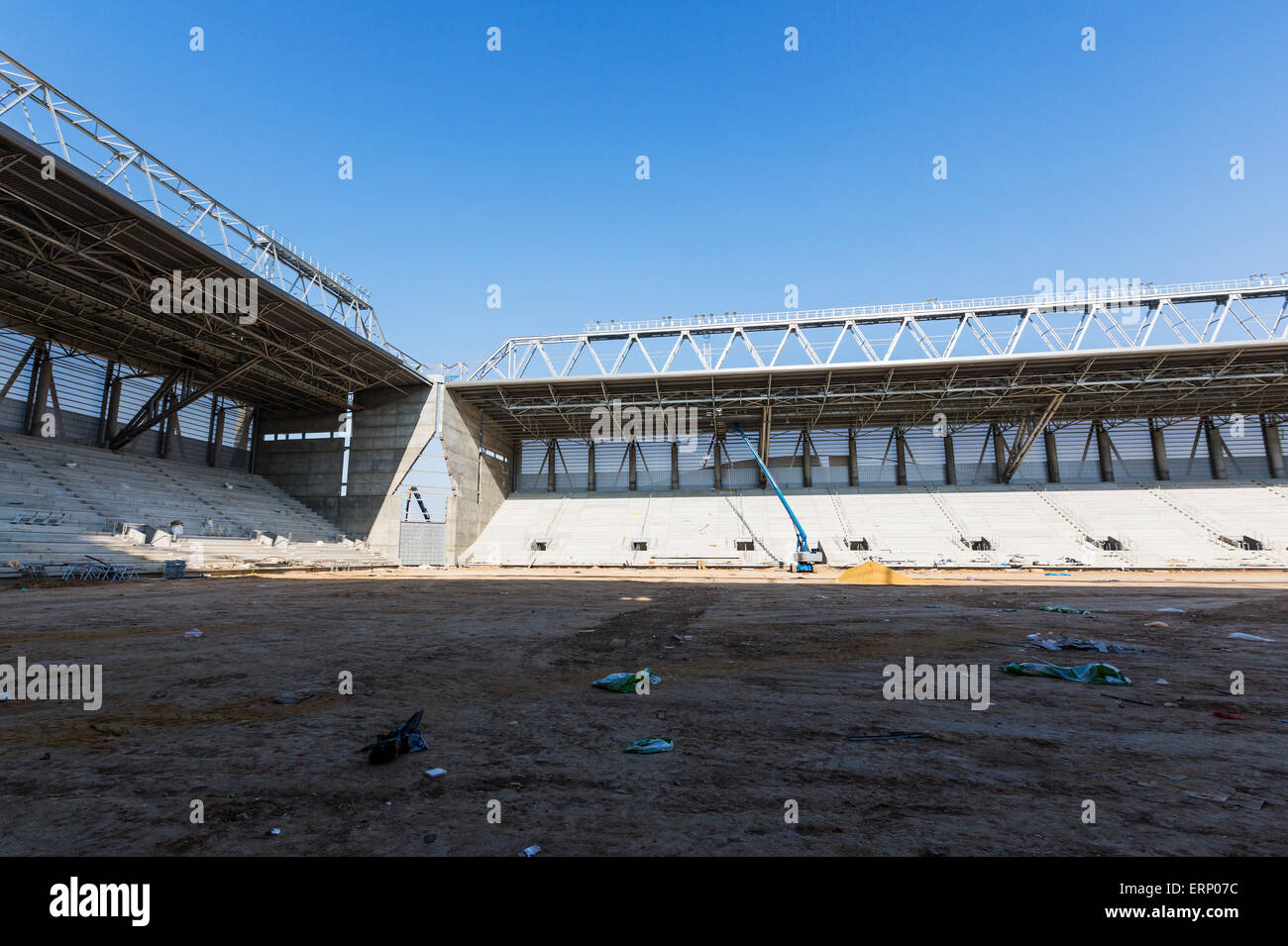 construction equipment and machinery on the construction site Stock ...