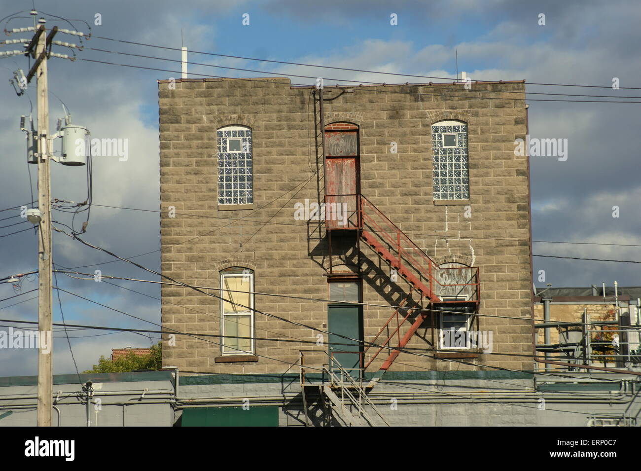 OLD HUDSON BUILDING Stock Photo - Alamy