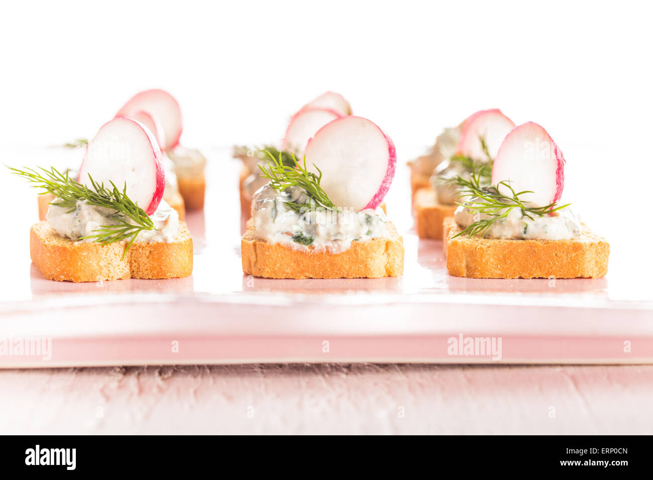Tofu cream cheese canape hi-res stock photography and images - Alamy