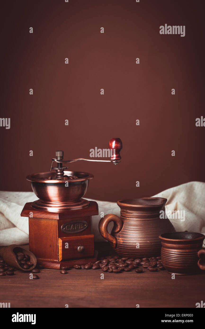 Coffee still life Stock Photo - Alamy