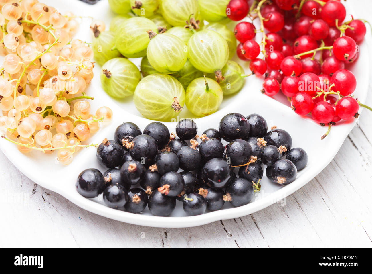Currants and gooseberry Stock Photo - Alamy