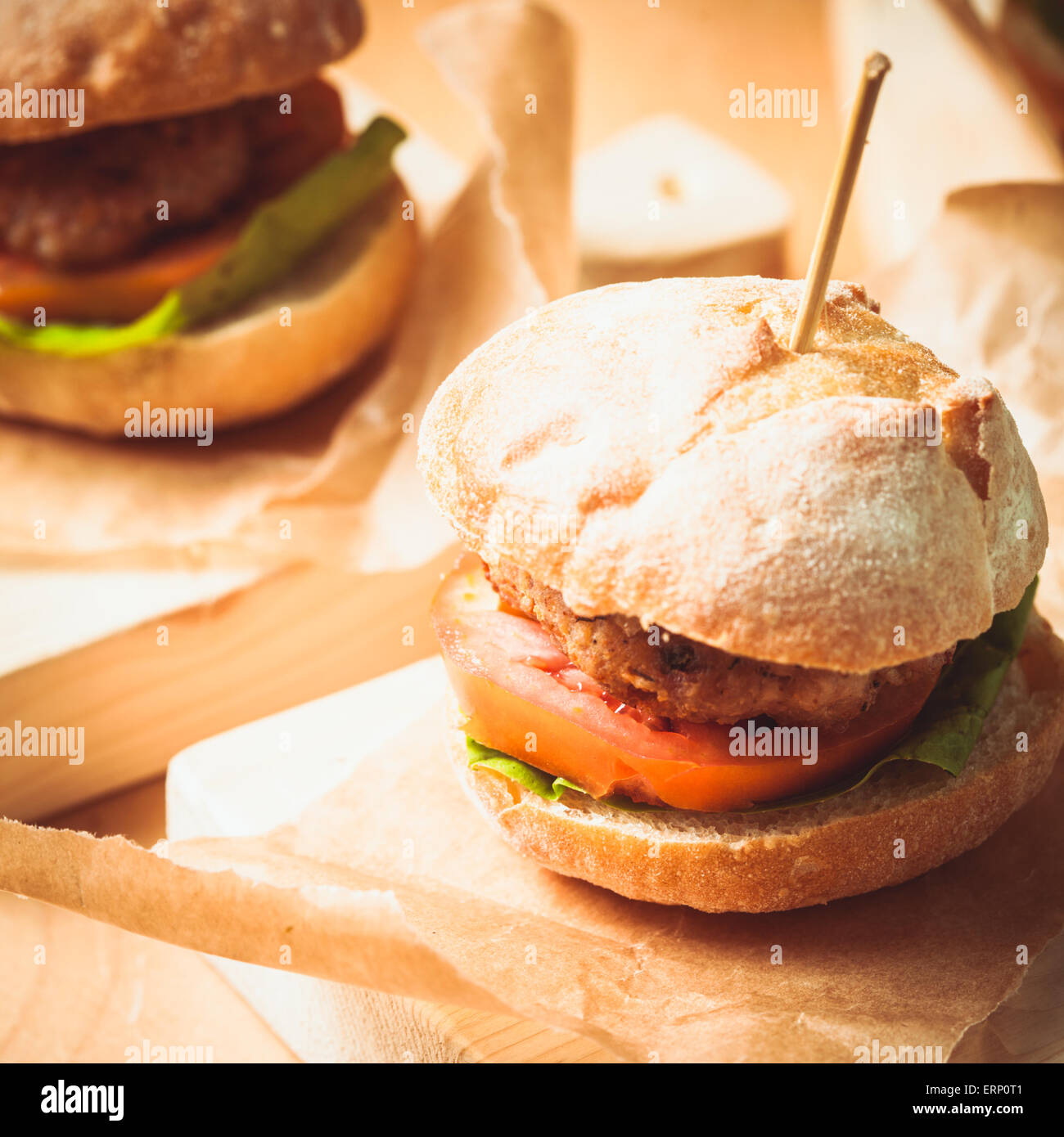 Beef mini burgers hi-res stock photography and images - Alamy