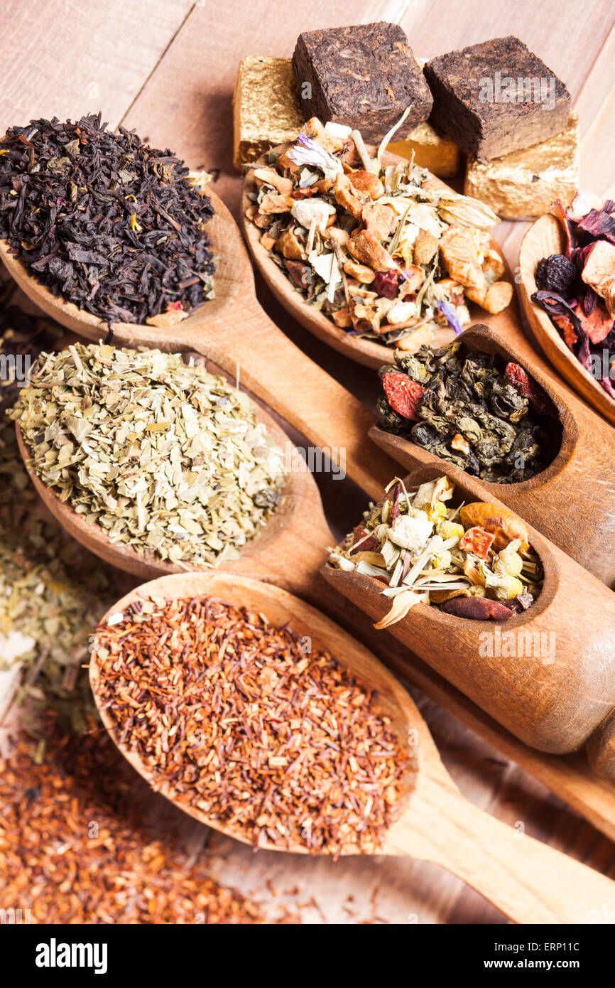 Various of tea Stock Photo - Alamy