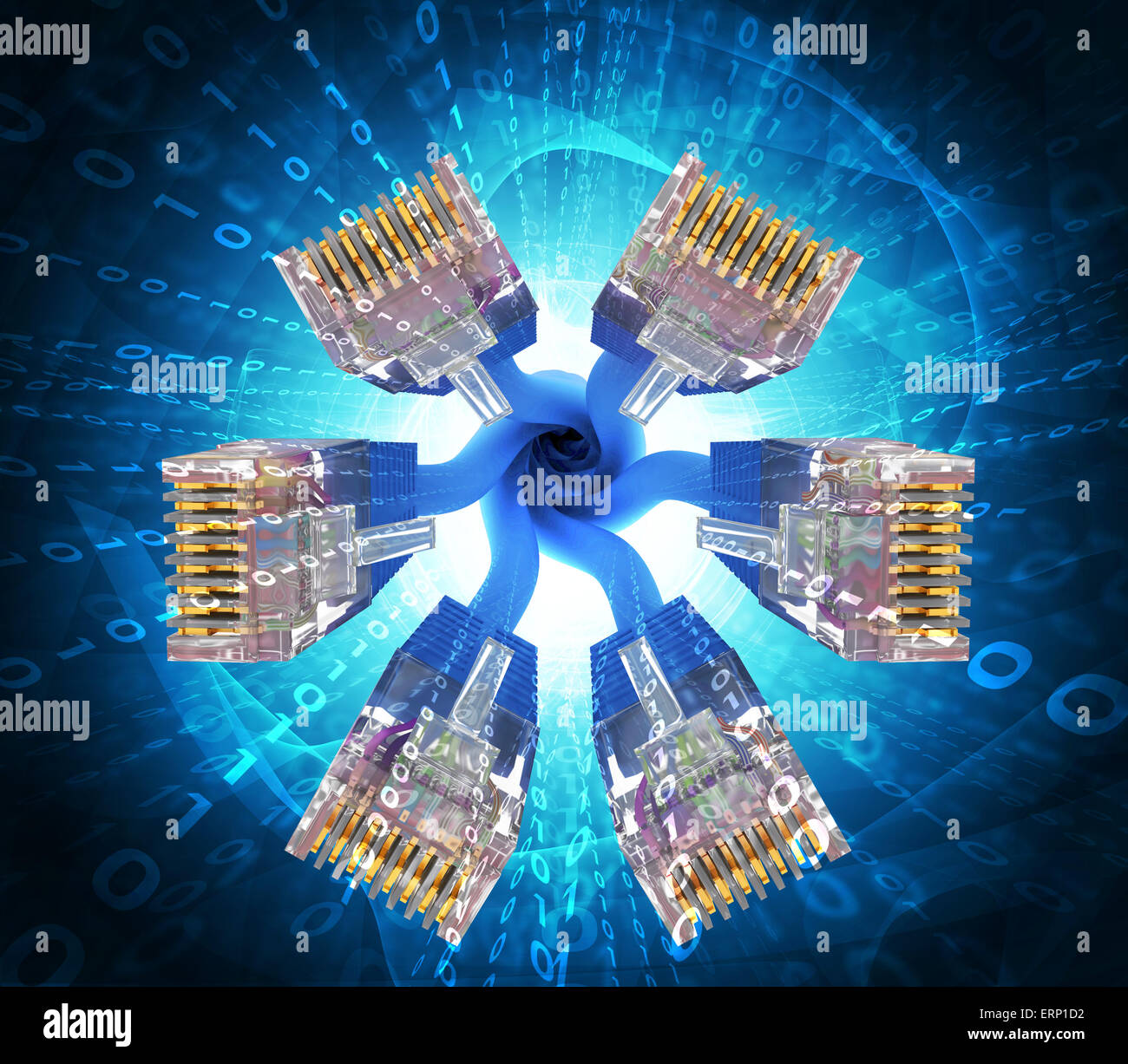 Computer cables hi-res stock photography and images - Alamy