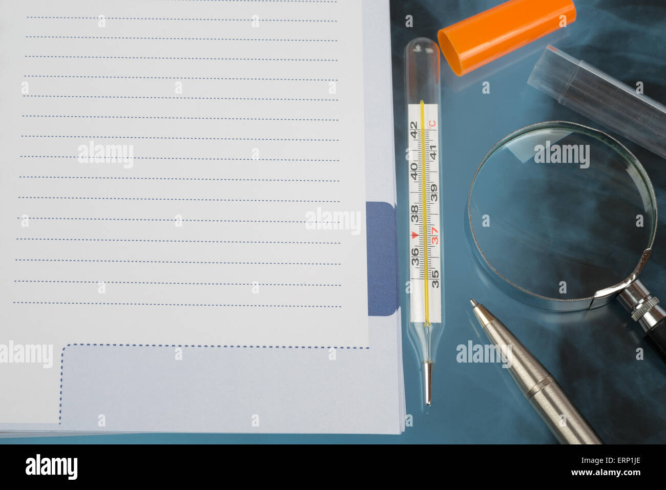 X-ray examination and paper Stock Photo - Alamy