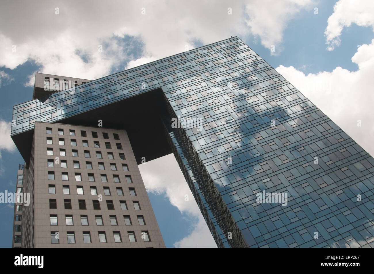 High-rise building in Moscow, Russia, business-center Golden Gate Stock ...