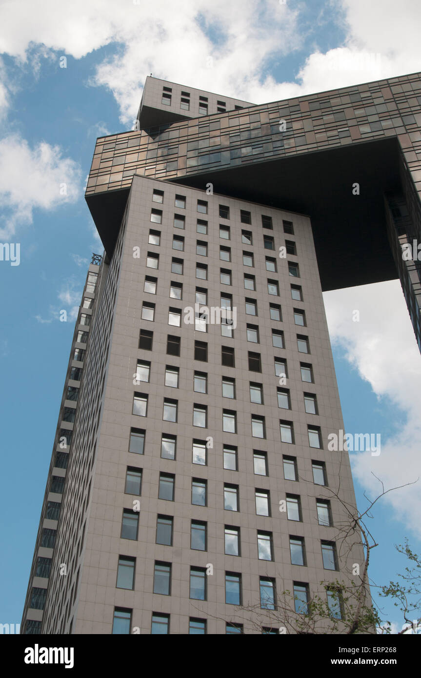 High-rise building in Moscow, Russia, business-center Golden Gate Stock ...