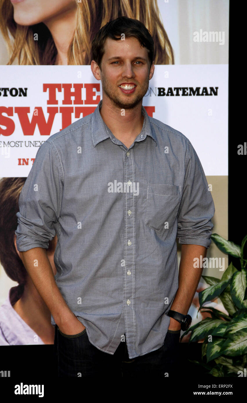 Jon Heder at the Los Angeles premiere of 'The Switch' held at the ...