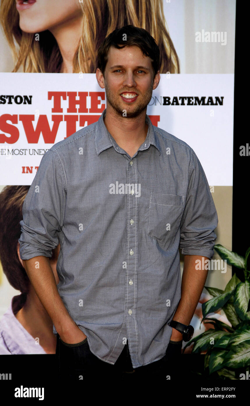Jon Heder at the Los Angeles premiere of 'The Switch' held at the ...