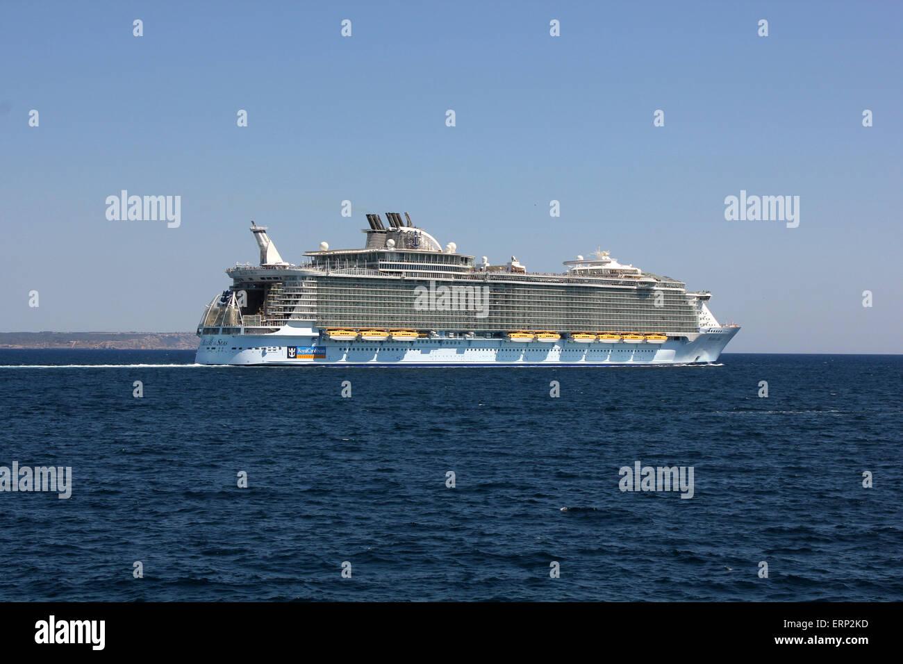 Mega Cruise ship “ALLURE OF THE SEAS” (360 mtrs long, launched 2010 ...