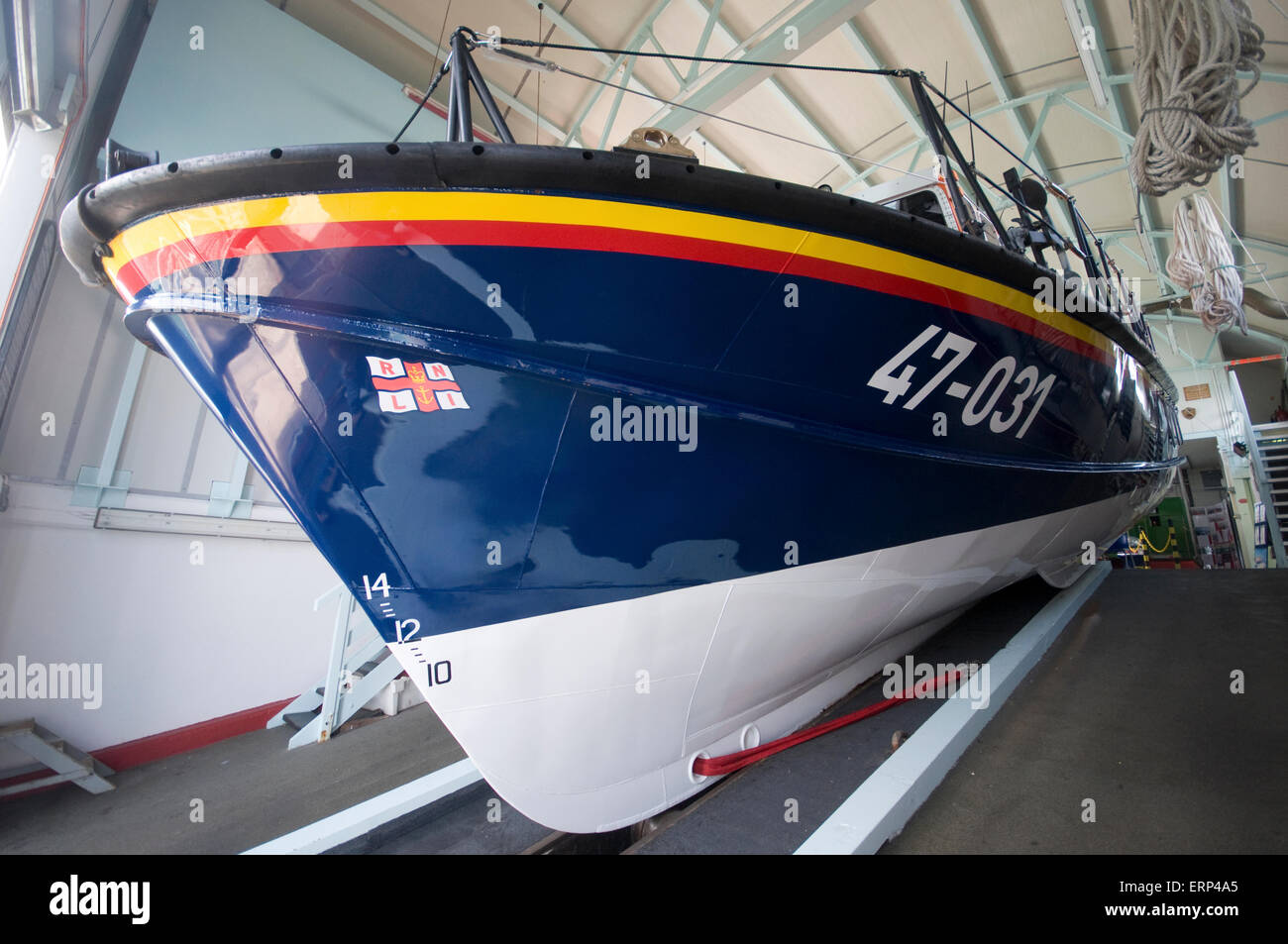 Lifeboat at Selsey Lifeboat Station Stock Photo - Alamy