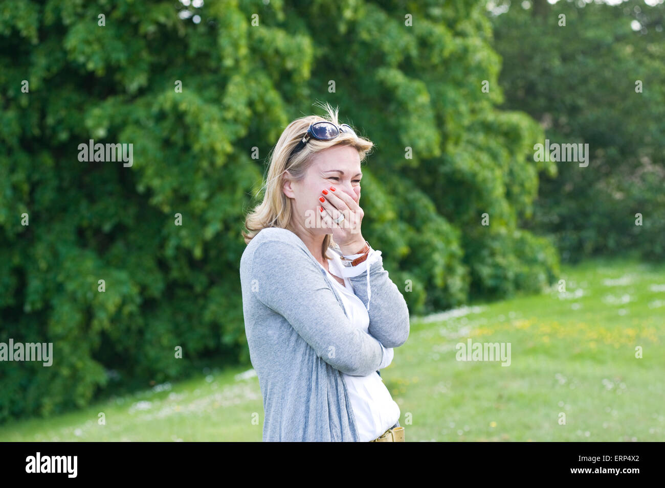 Older couple laughing uk hi-res stock photography and images - Alamy