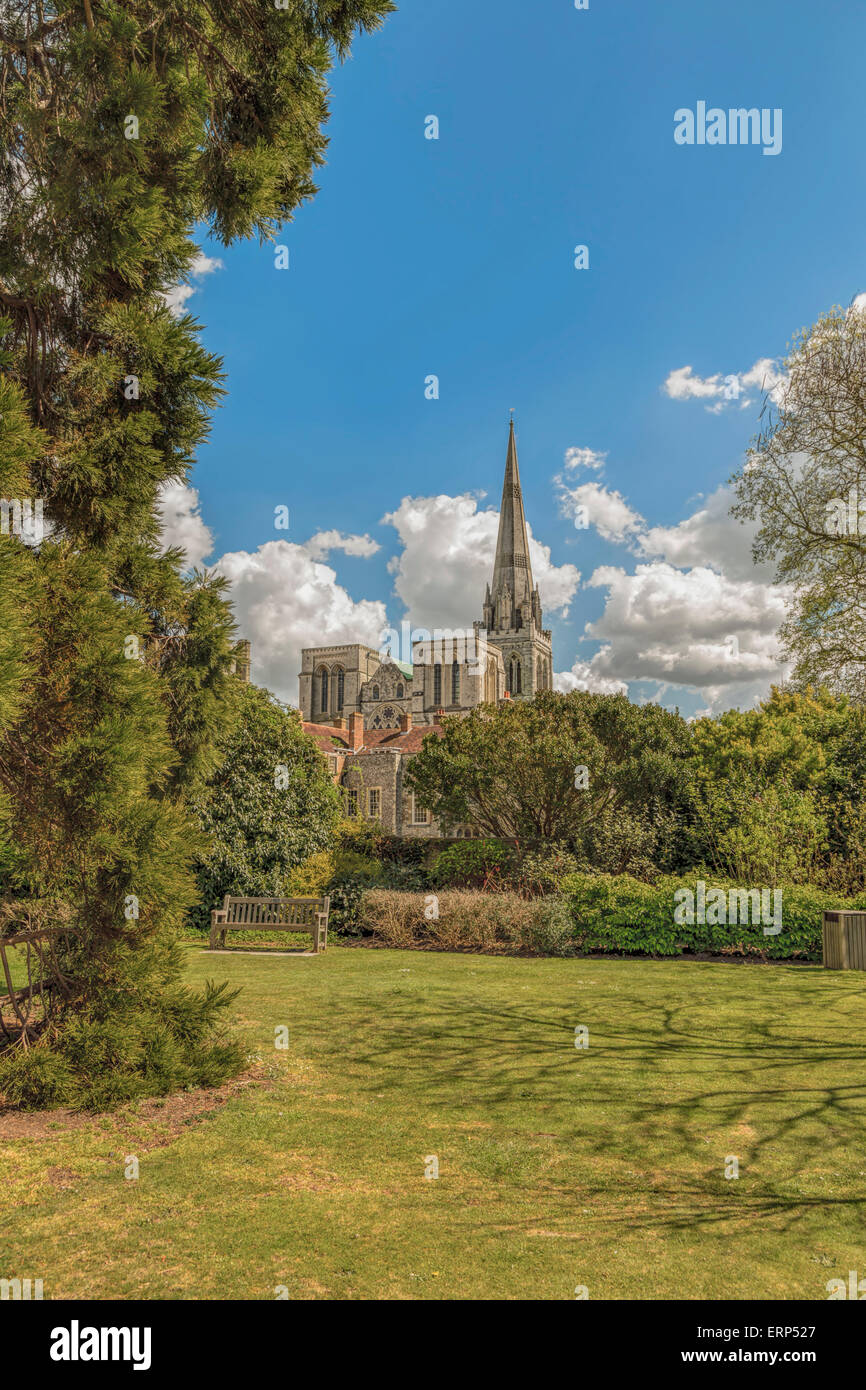 Chichester cathedral bell tower hi-res stock photography and images - Alamy
