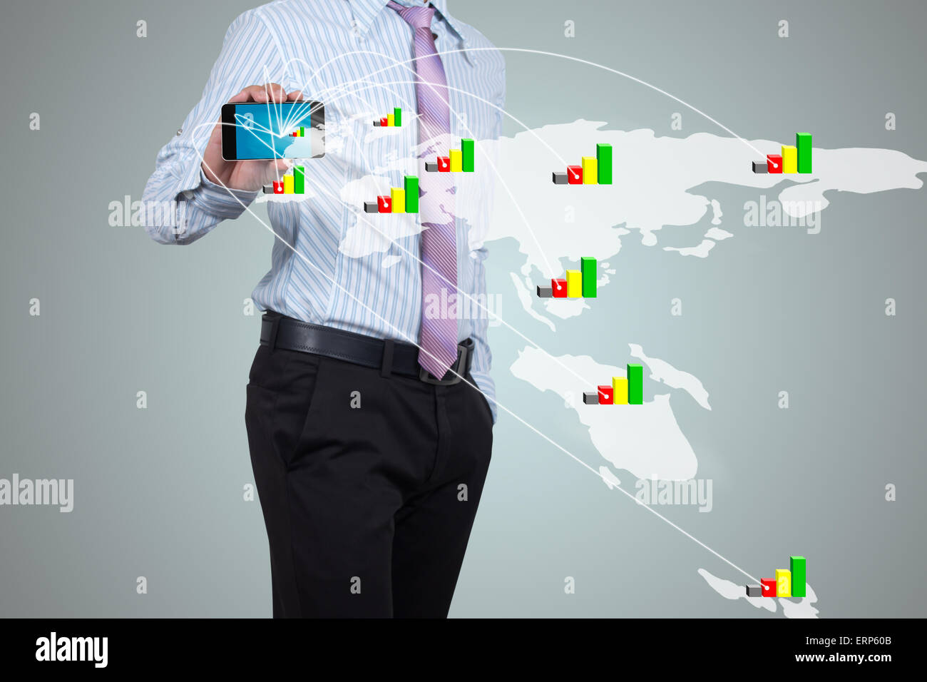Market expansion throughout the world Stock Photo - Alamy