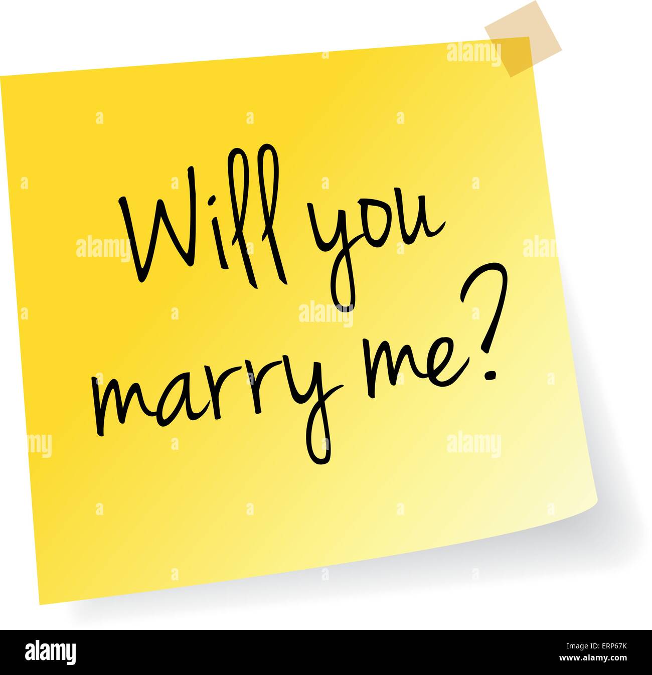 Will you marry me sign Stock Vector Images - Alamy