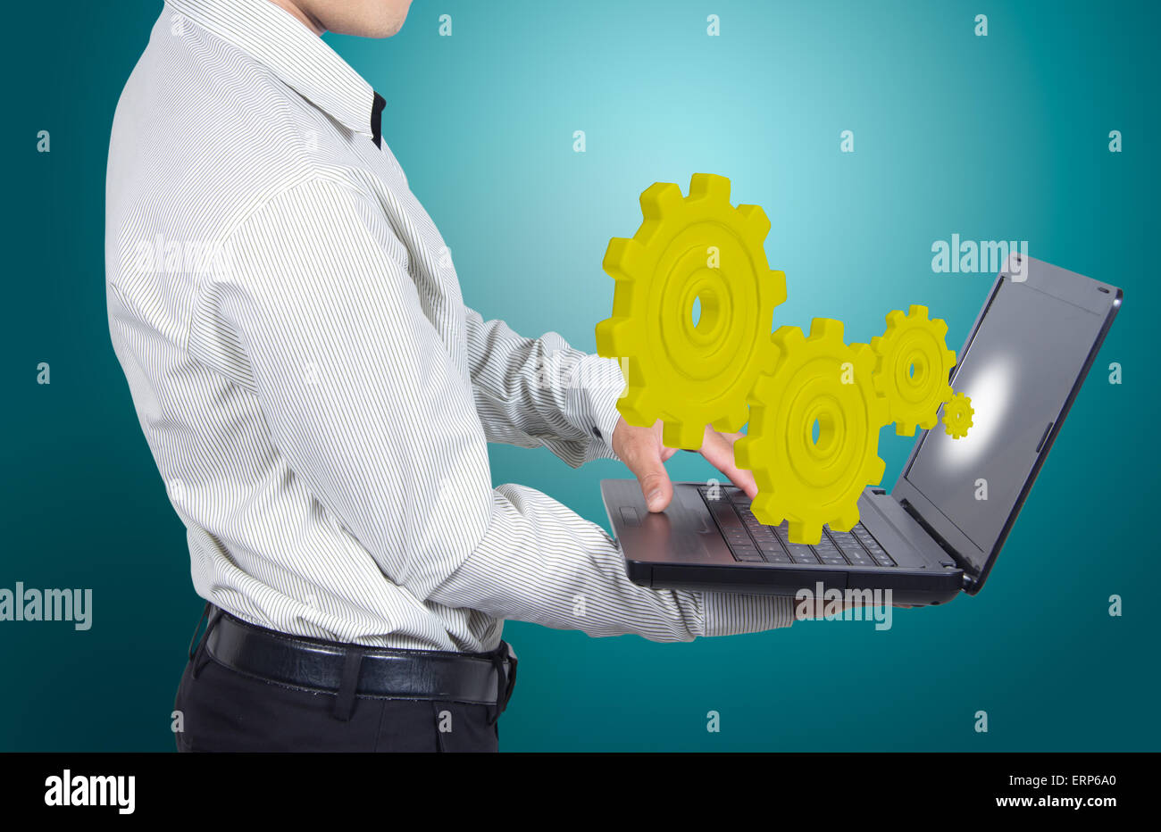 Abstract gear-driven success Stock Photo - Alamy