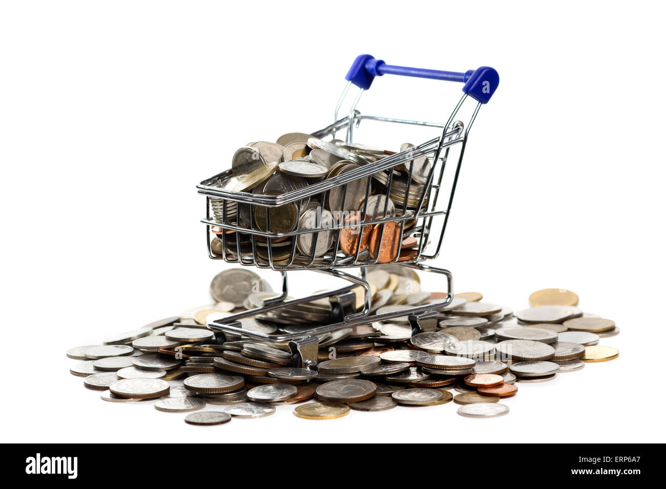 Trolley with coins in hi-res stock photography and images - Alamy