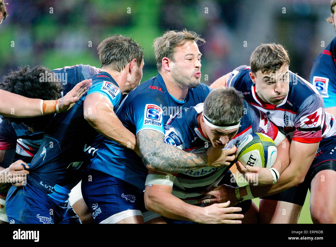 Melbourne, Victoria, Australia. 6th June, 2015. LUKE JONES of the ...