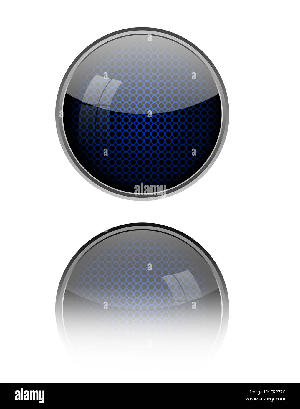 Blank button illustration Stock Photo - Alamy