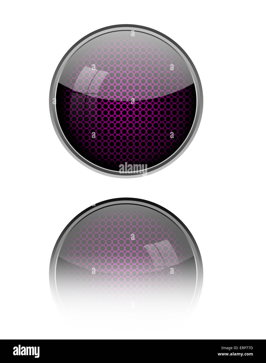 Blank button illustration Stock Photo - Alamy