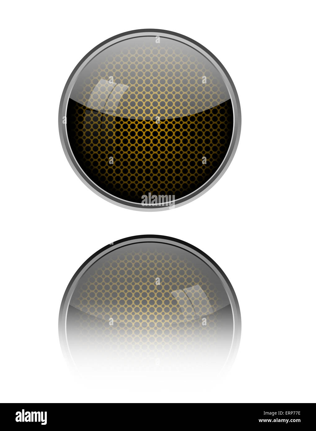 Blank button illustration Stock Photo - Alamy