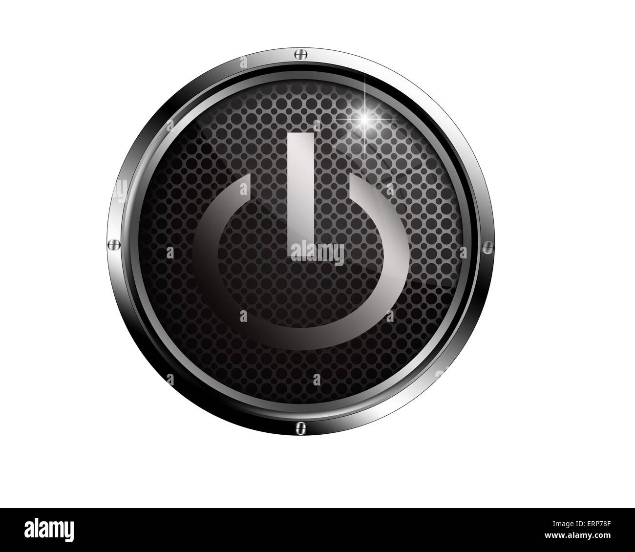 Power off button Cut Out Stock Images & Pictures - Alamy