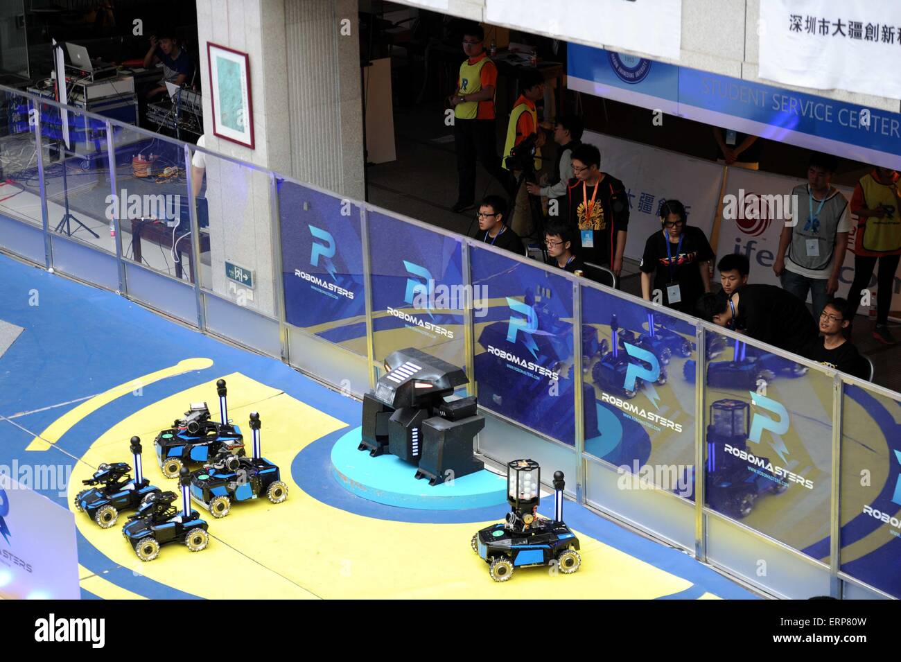 Harbin, China's Heilongjiang Province. 6th June, 2015. Contestants take ...