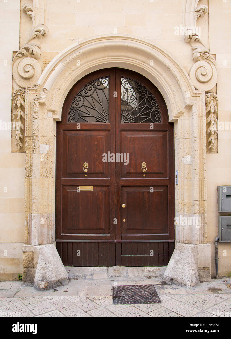Old door from Bari, Italy Stock Photo - Alamy