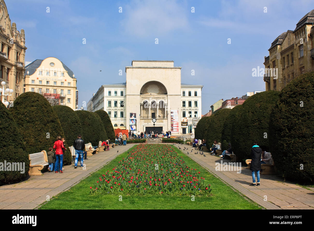 Romanian revolution opera square timisoara hi-res stock photography and ...