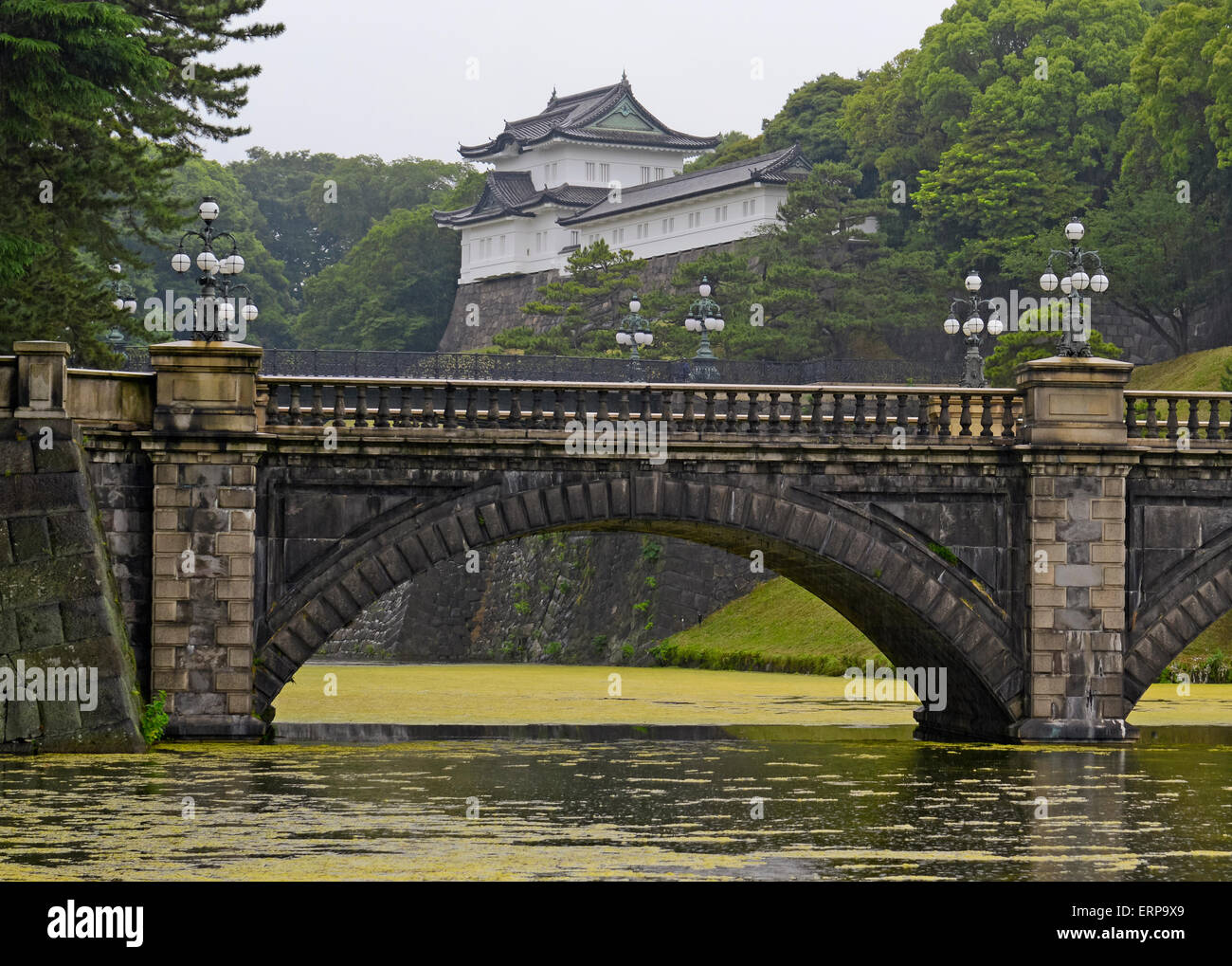 Imperial Palace and Moat, home of the Emperor of Japan, Tokyo Japan ...