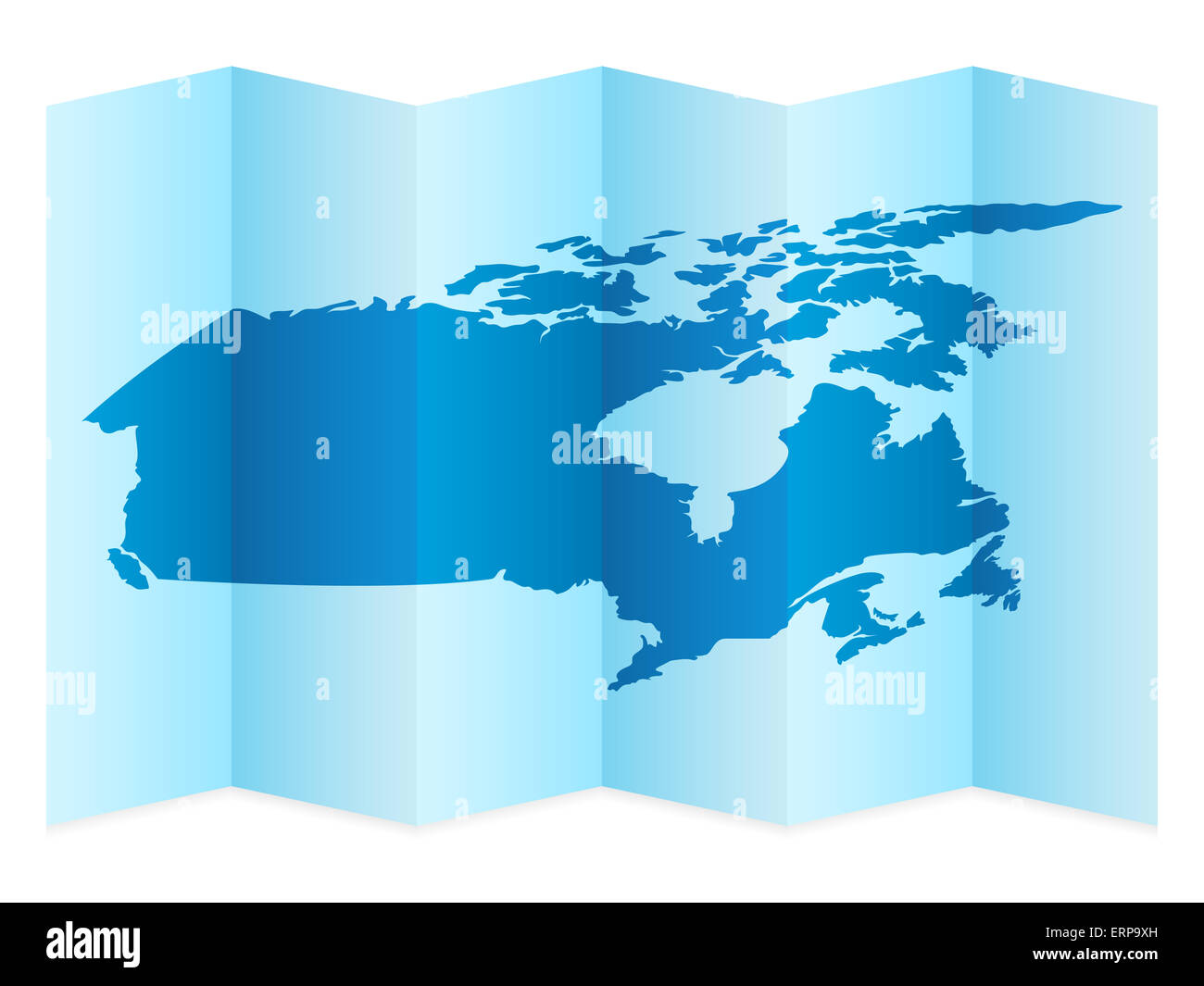 Canada map on a white background. Vector illustration Stock Photo - Alamy