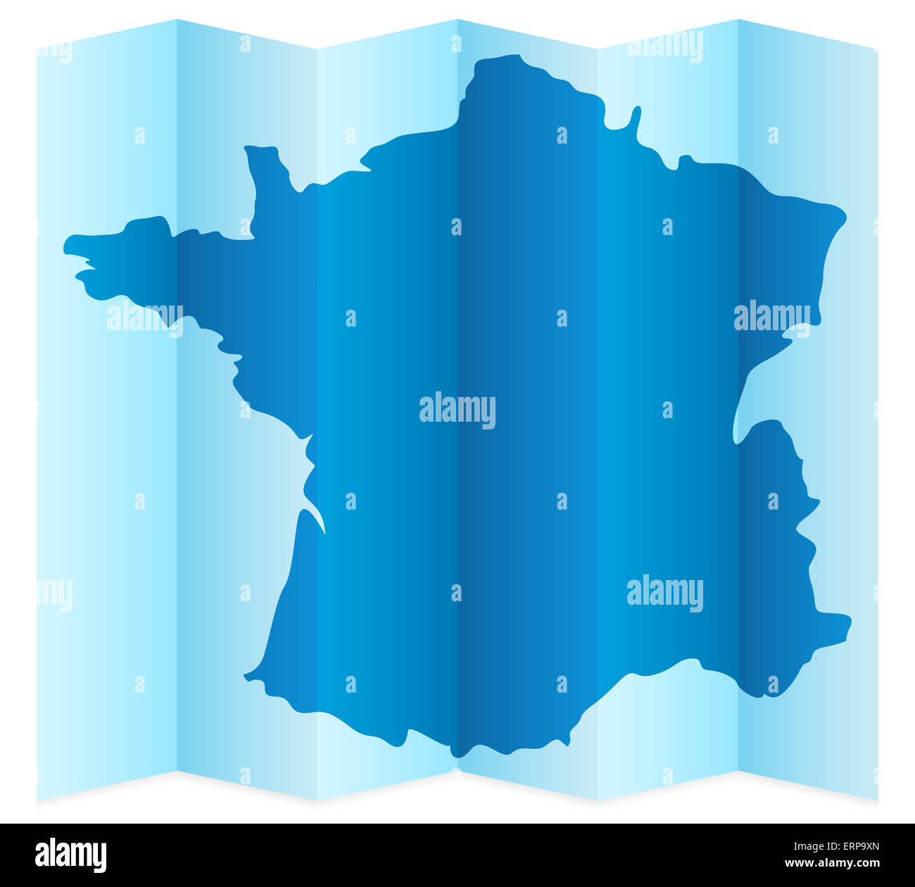France map on a white background. Vector illustration Stock Photo - Alamy