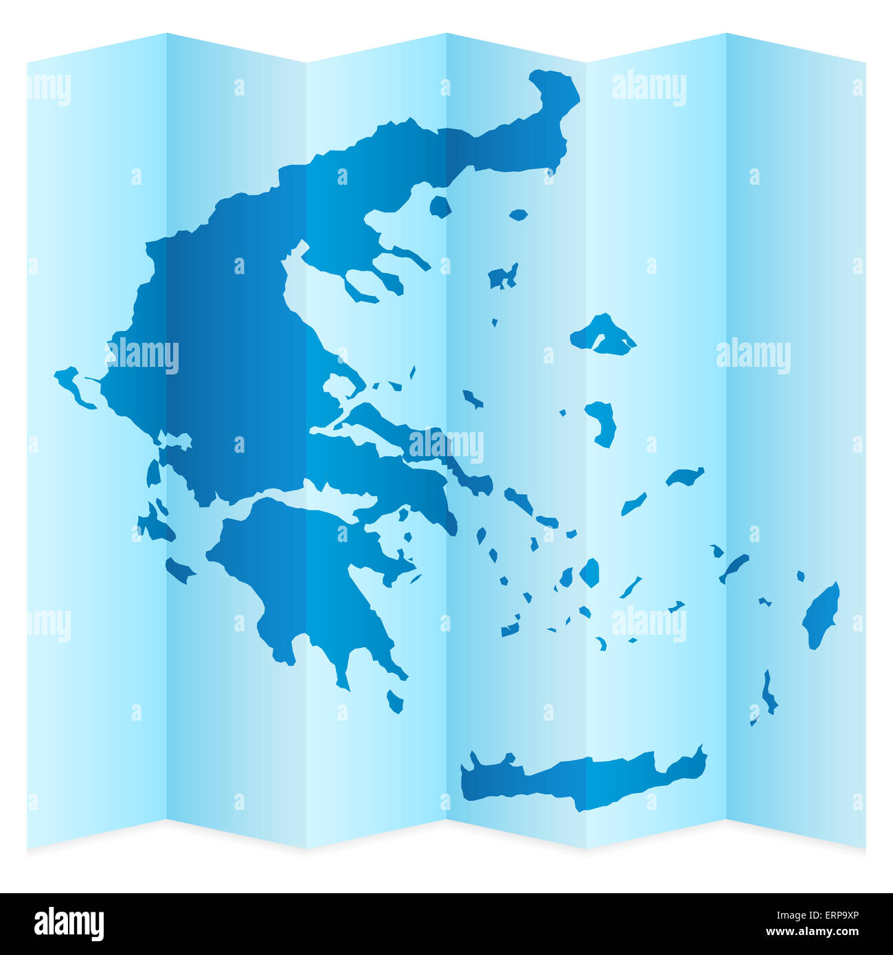 Greece map on a white background. Vector illustration Stock Photo - Alamy