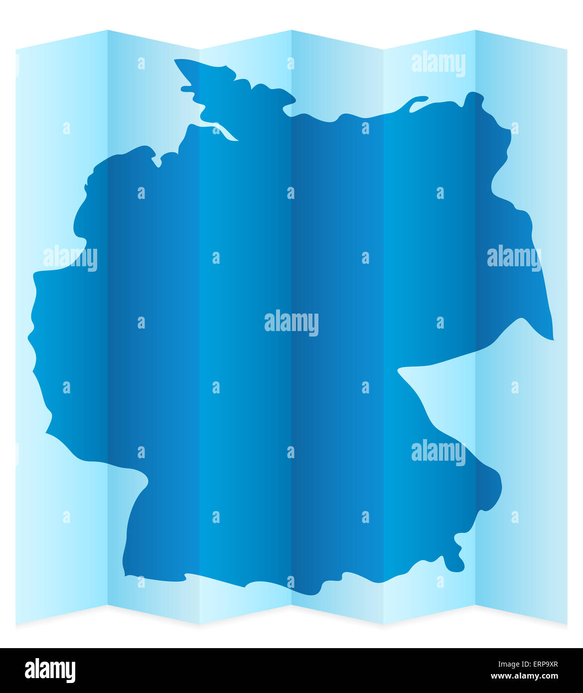 Germany map on a white background. Vector illustration Stock Photo - Alamy